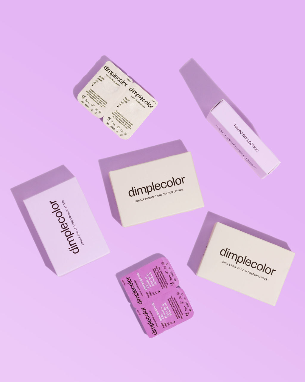 Color Lens Discovery Set | 4-Color Lens Sample Pack – Dimple Color