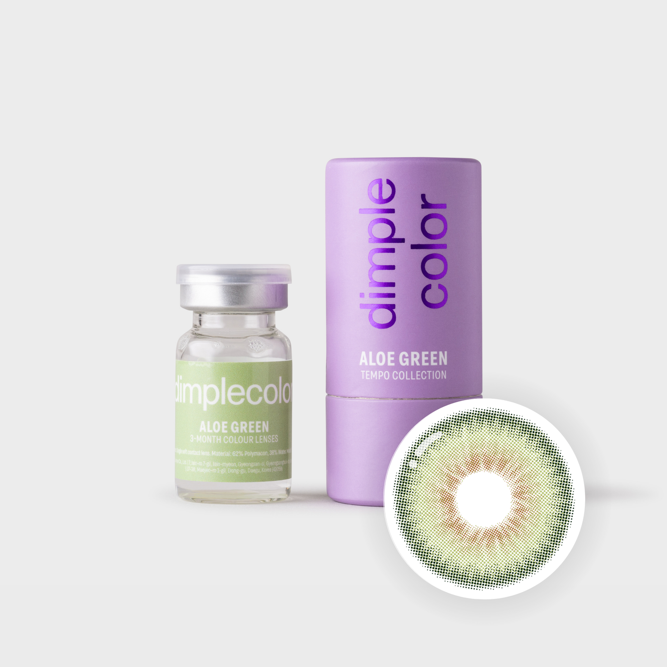 Green Color Contacts | Aloe Green - Dimple – Dimple Color