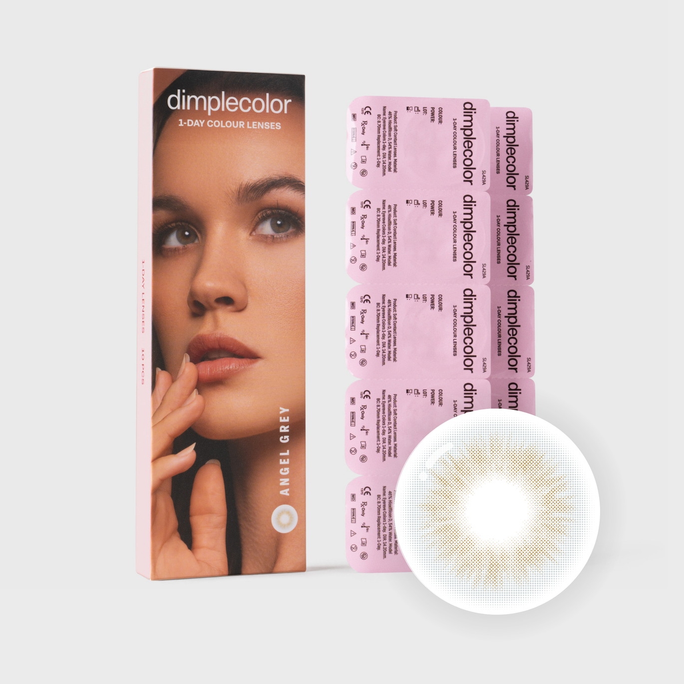 Angel Grey (1-Day) – Dimple Color