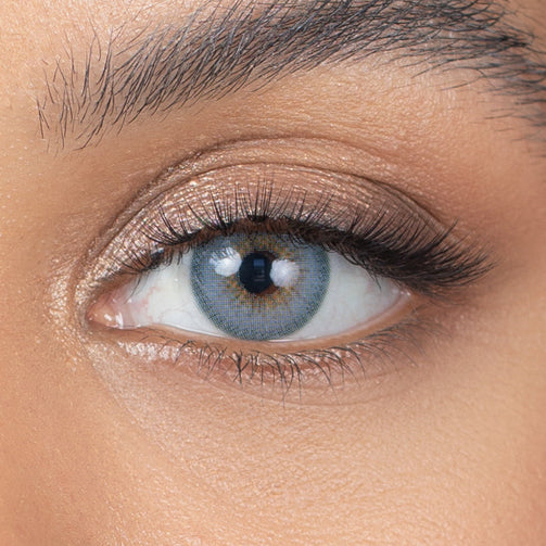 Blue Color Contacts | Capri Blue - Dimple – Dimple Color