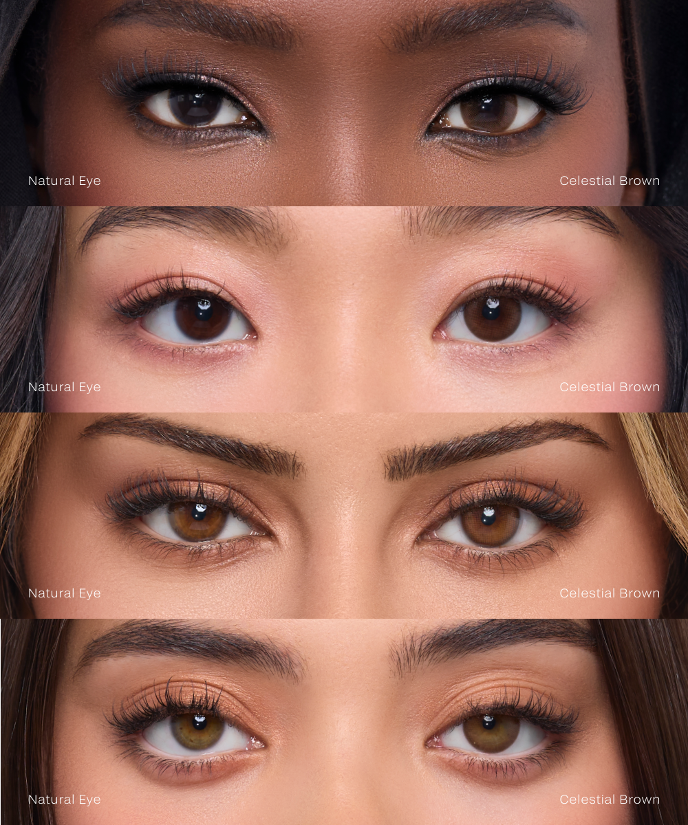 Celestial Brown Color Lenses (3-Month) – Dimple Color