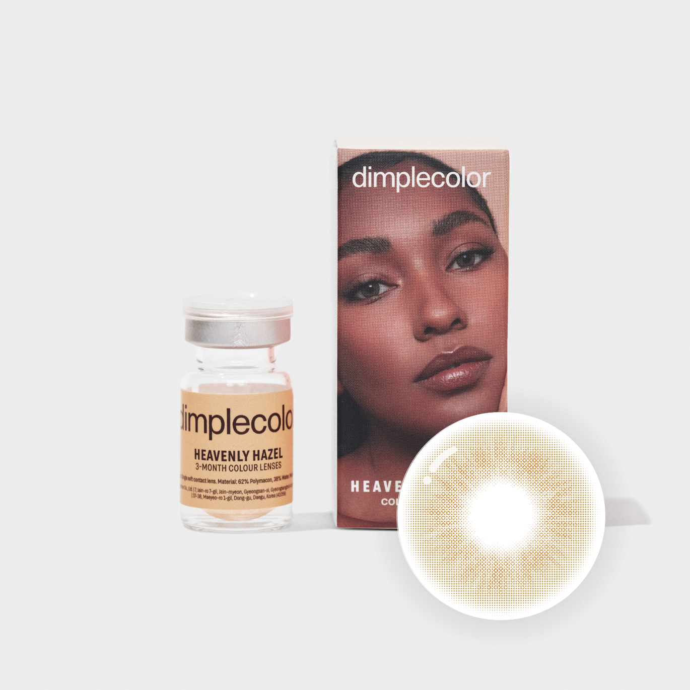 Hazel Color Contacts | Heavenly Hazel Color Lenses - Dimple – Dimple Color