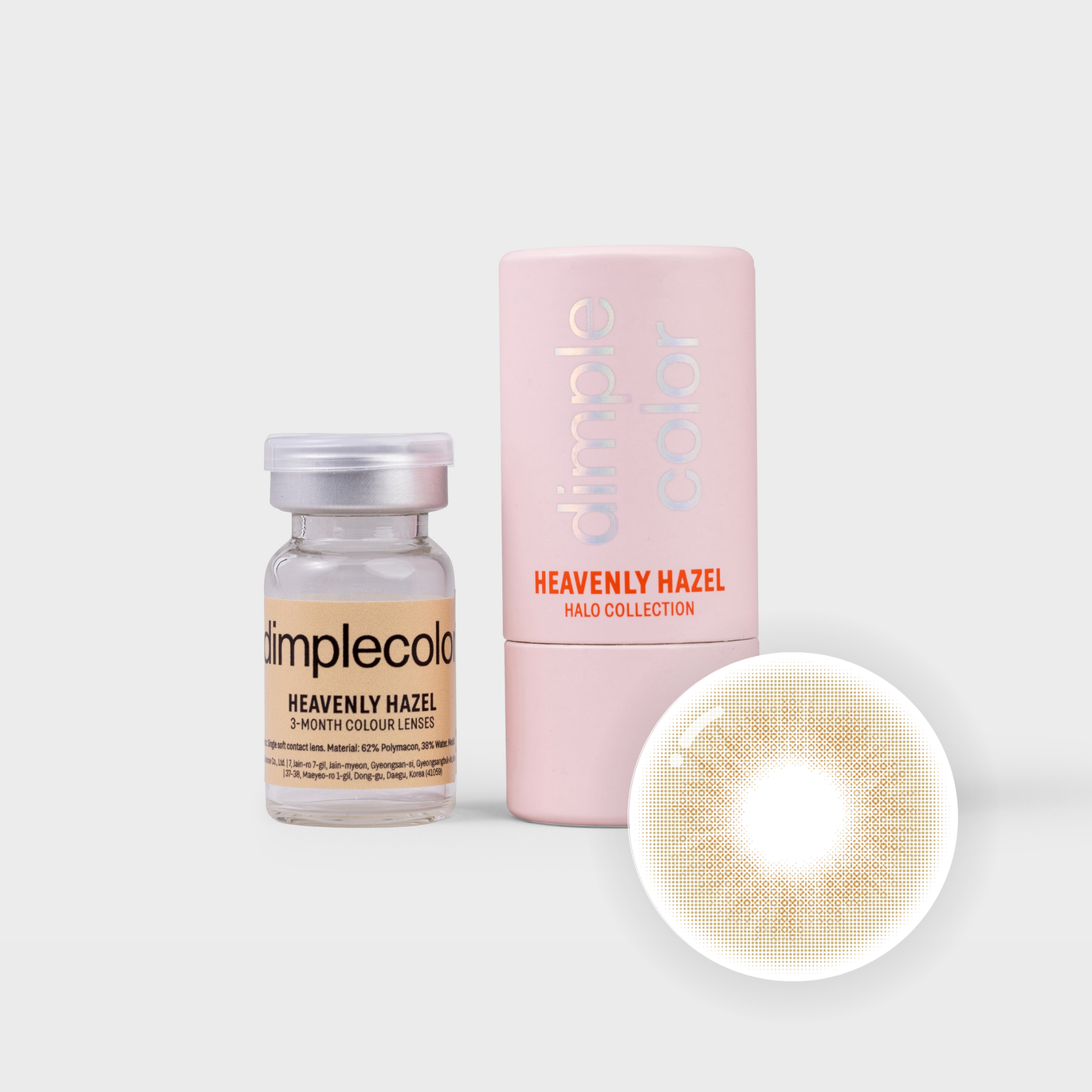 Hazel Color Contacts | Heavenly Hazel Color Lenses - Dimple – Dimple Color