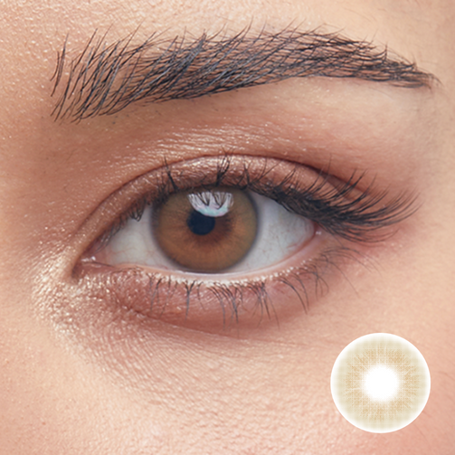 Hazel Color Contacts | Heavenly Hazel Color Lenses - Dimple – Dimple Color