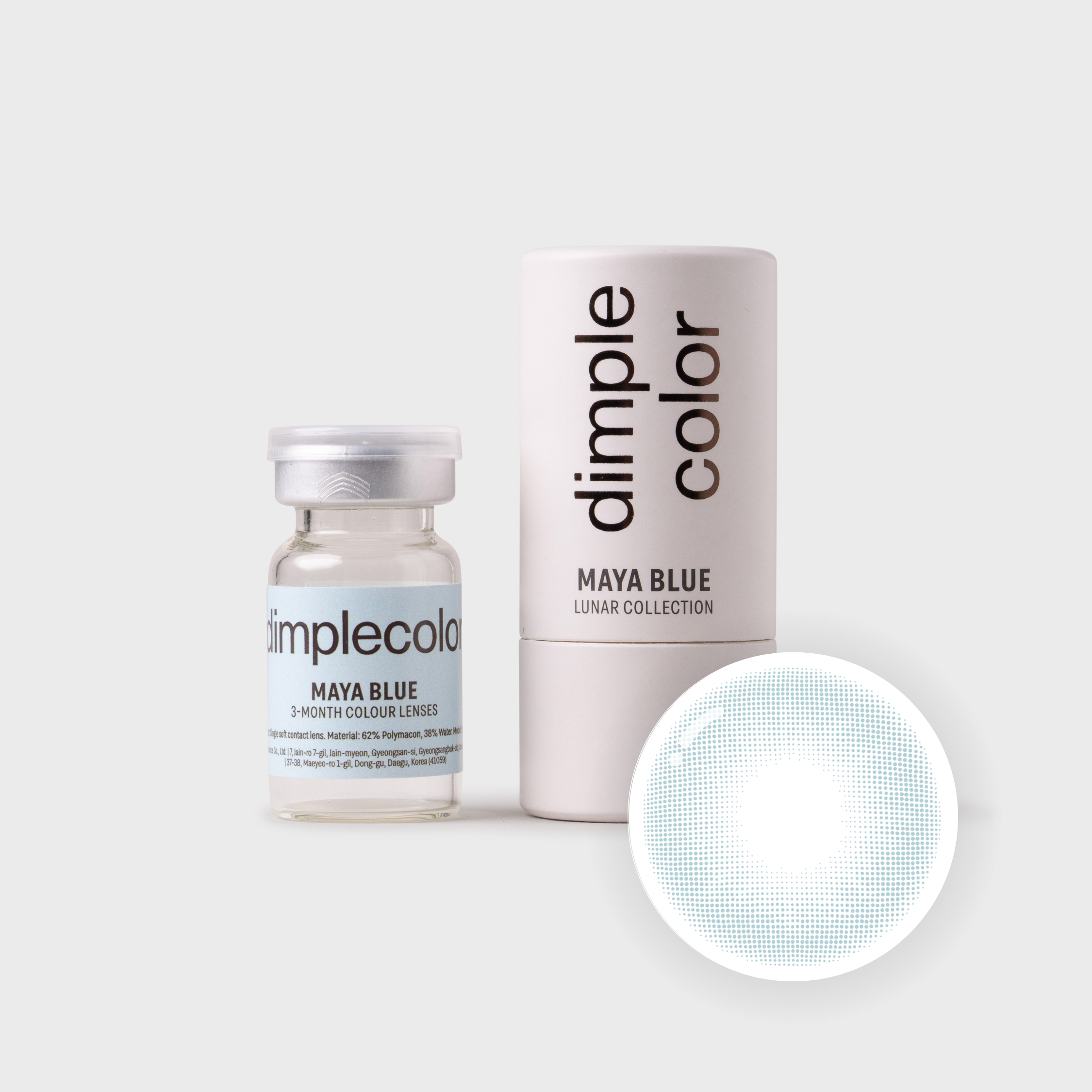 Natural Blue Color Contacts | Maya Blue - Dimple – Dimple Color