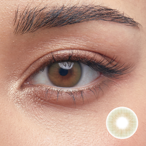 Green Color Contacts | Mystic Olive Color Lenses - Dimple – Dimple Color