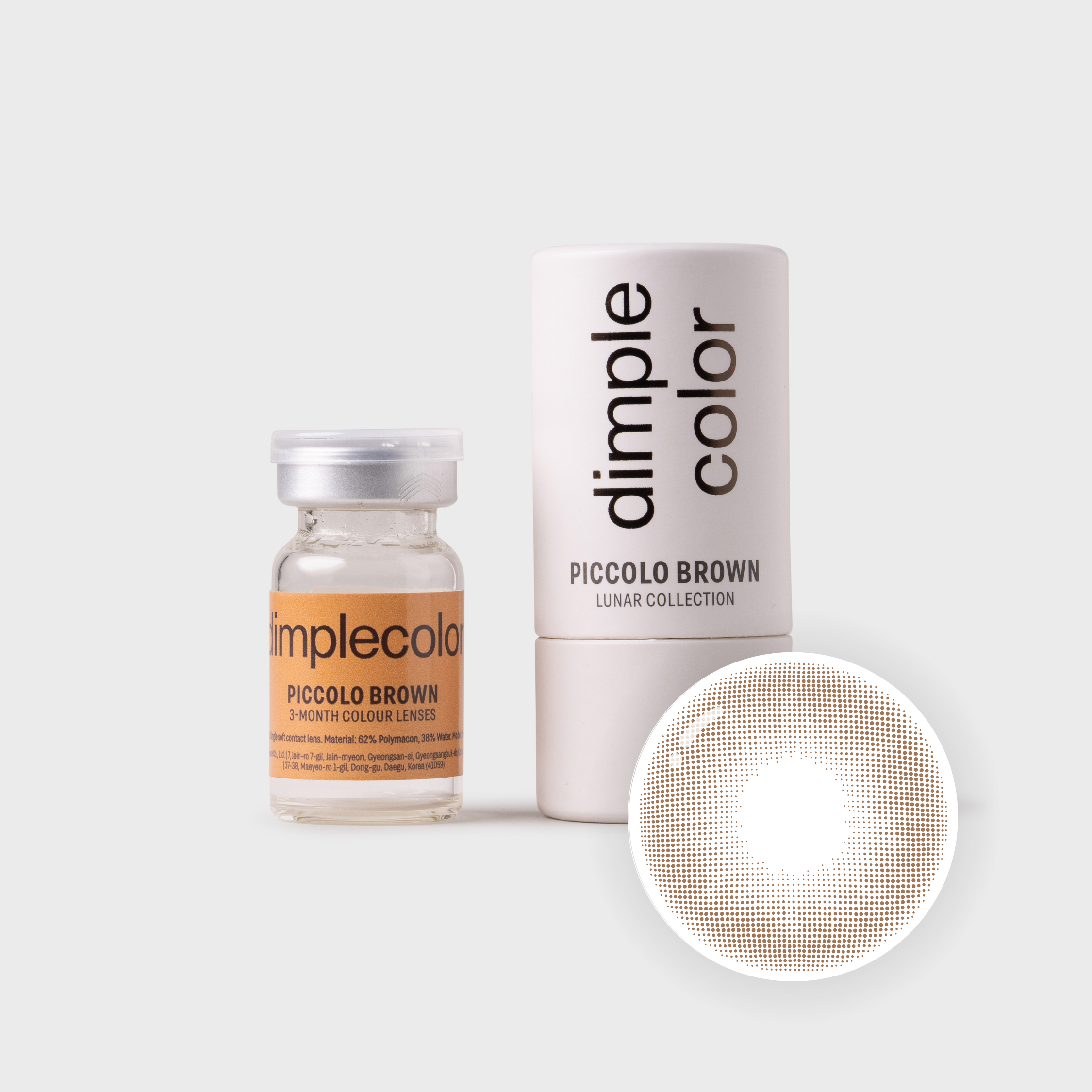 Best Light Brown Contacts | Piccolo Brown - Dimple – Dimple Color