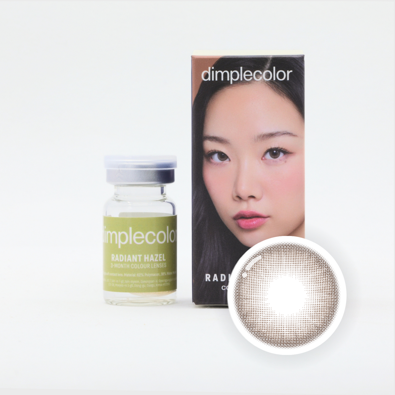 Radiant Hazel Color Lenses – Dimple Color