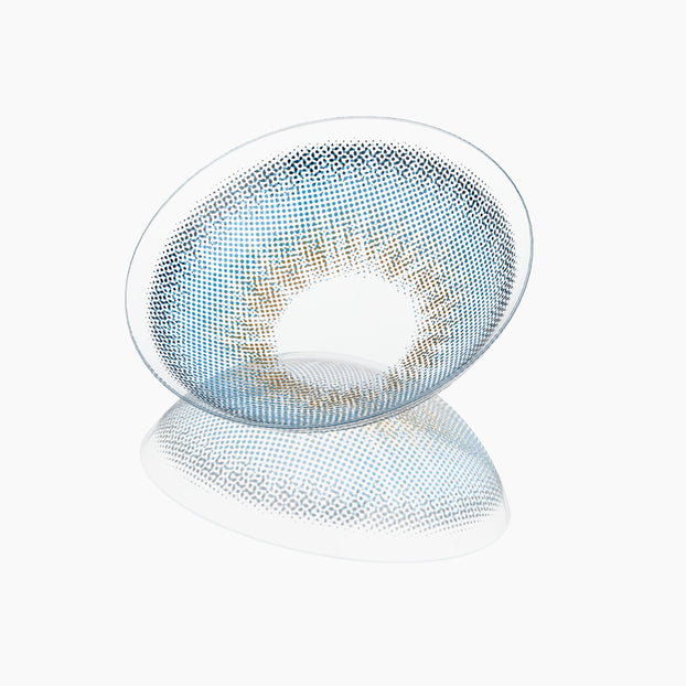 Blue Color Contacts | Capri Blue - Dimple – Dimple Color