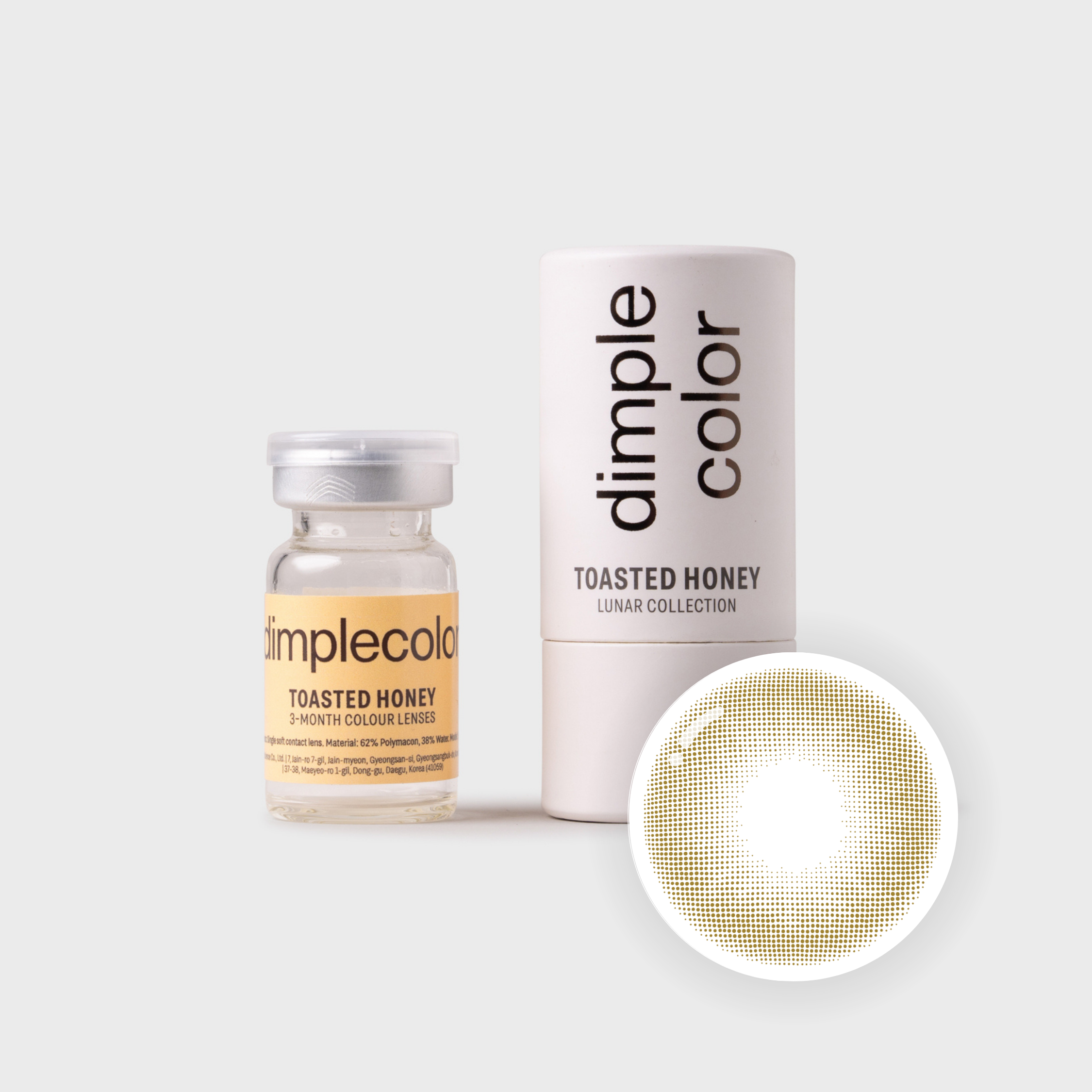 Natural Honey Color Contacts | Toasted Honey - Dimple – Dimple Color