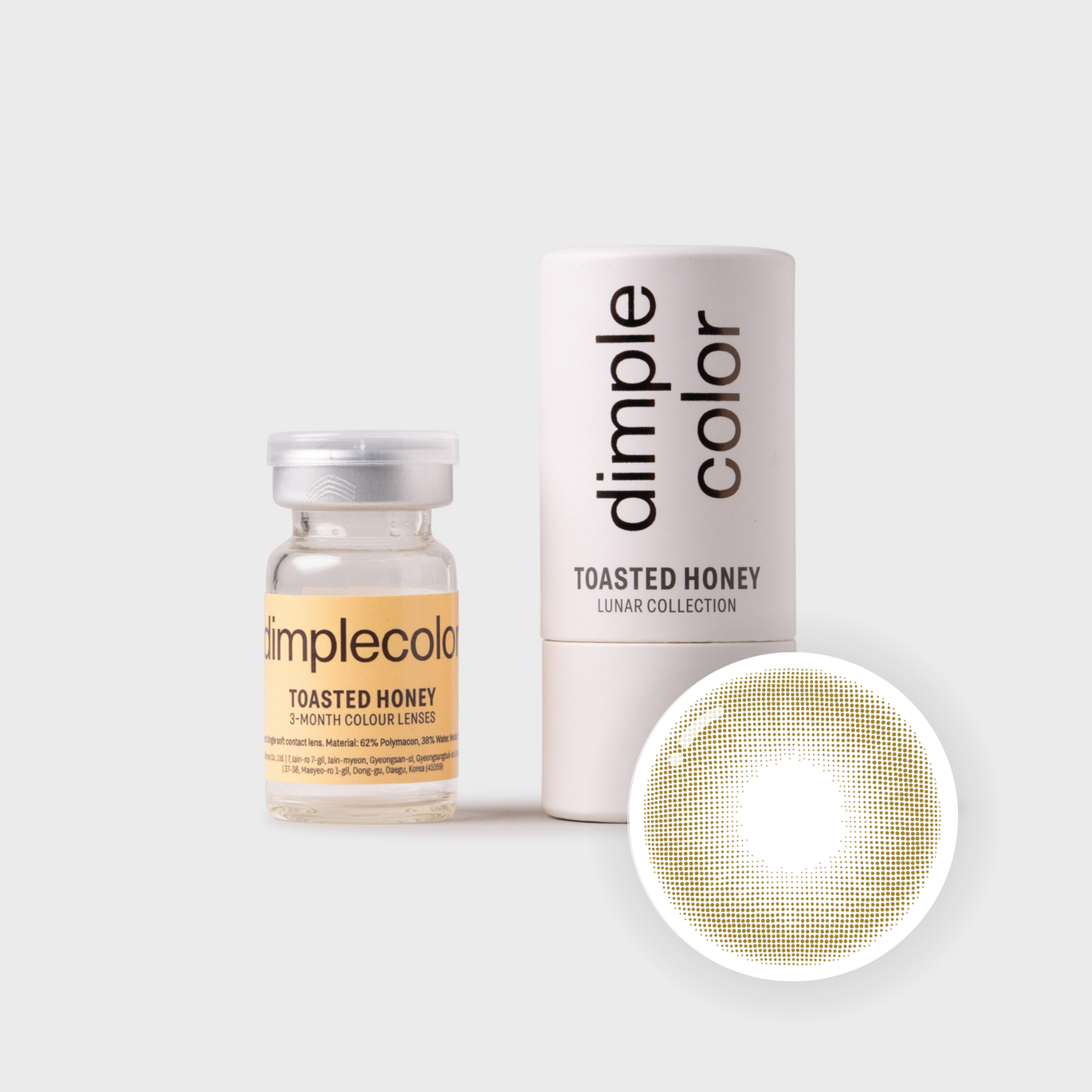 Natural Honey Color Contacts | Toasted Honey - Dimple – Dimple Color