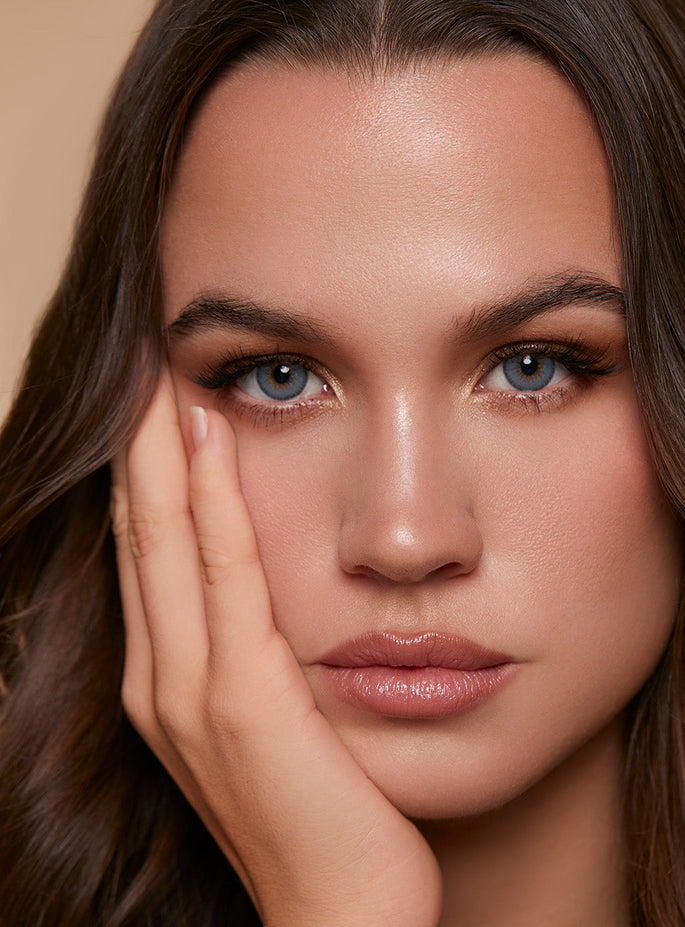 Blue Color Contacts | Capri Blue - Dimple – Dimple Color