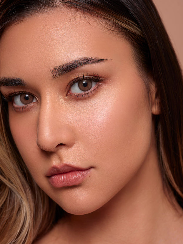 Best Brown Color Contacts | Foxy Brown - Dimple Color